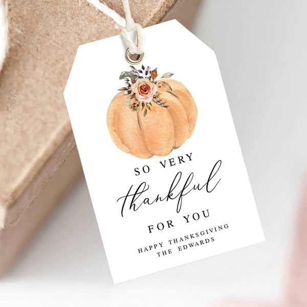 Thanksgiving Tags - Etsy