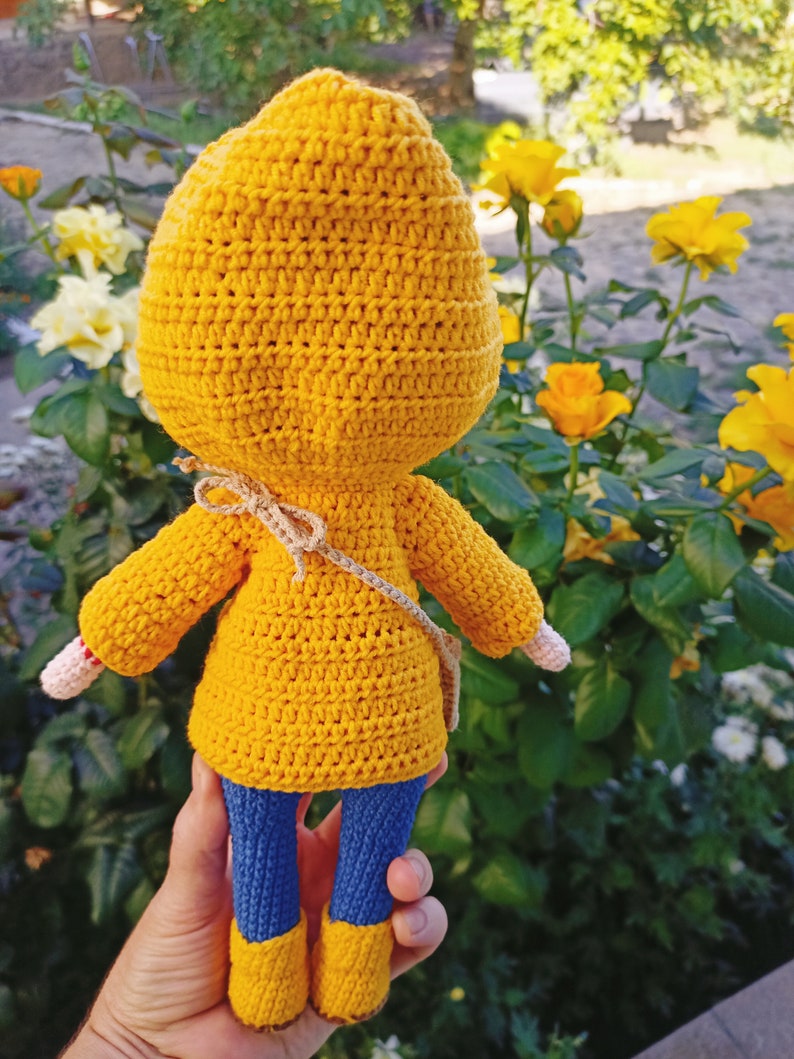 Knitted Soft Toy Сoraline Doll - Etsy