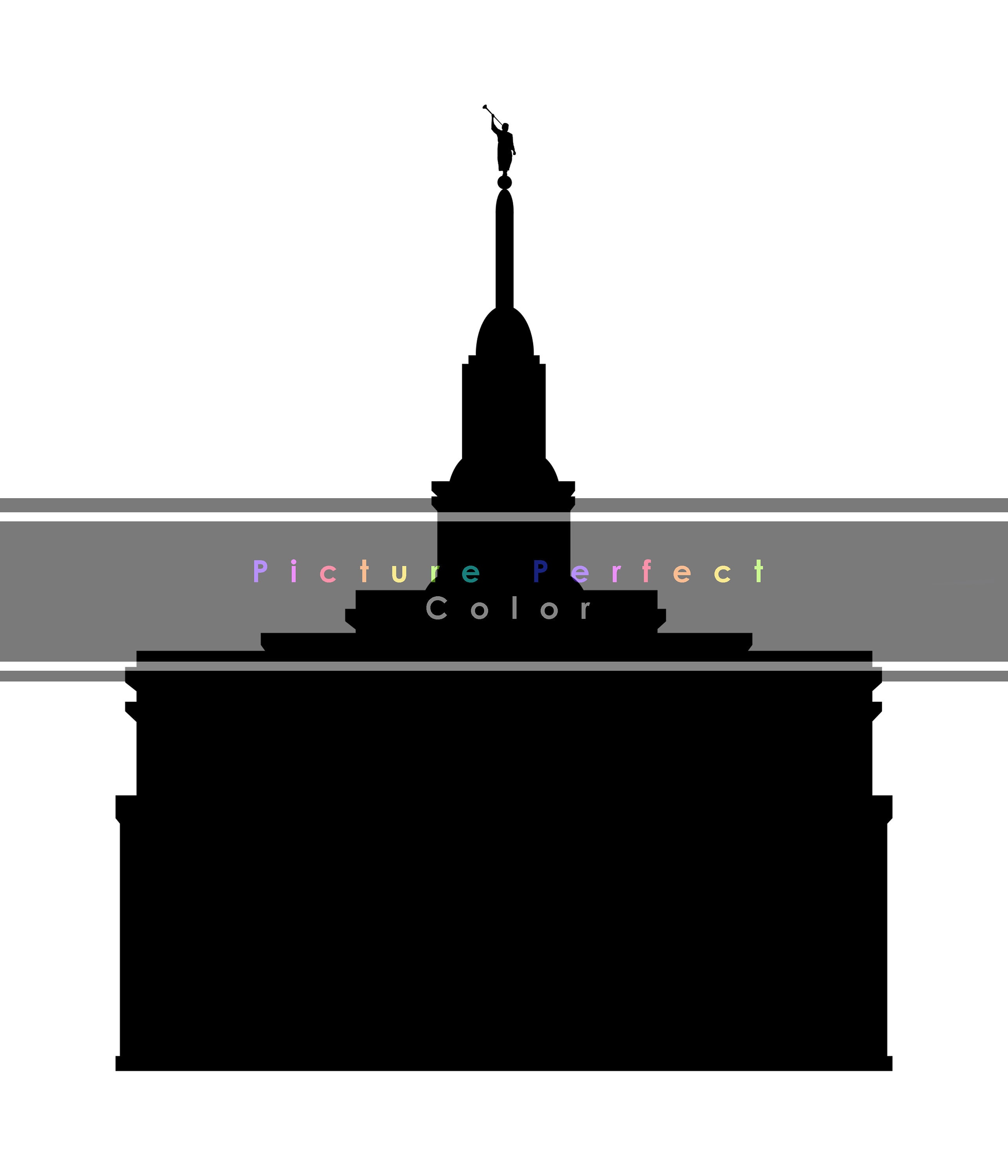 Payson Temple Silhouette SVG PNG Jpeg Clip Art Digital Sticker ...