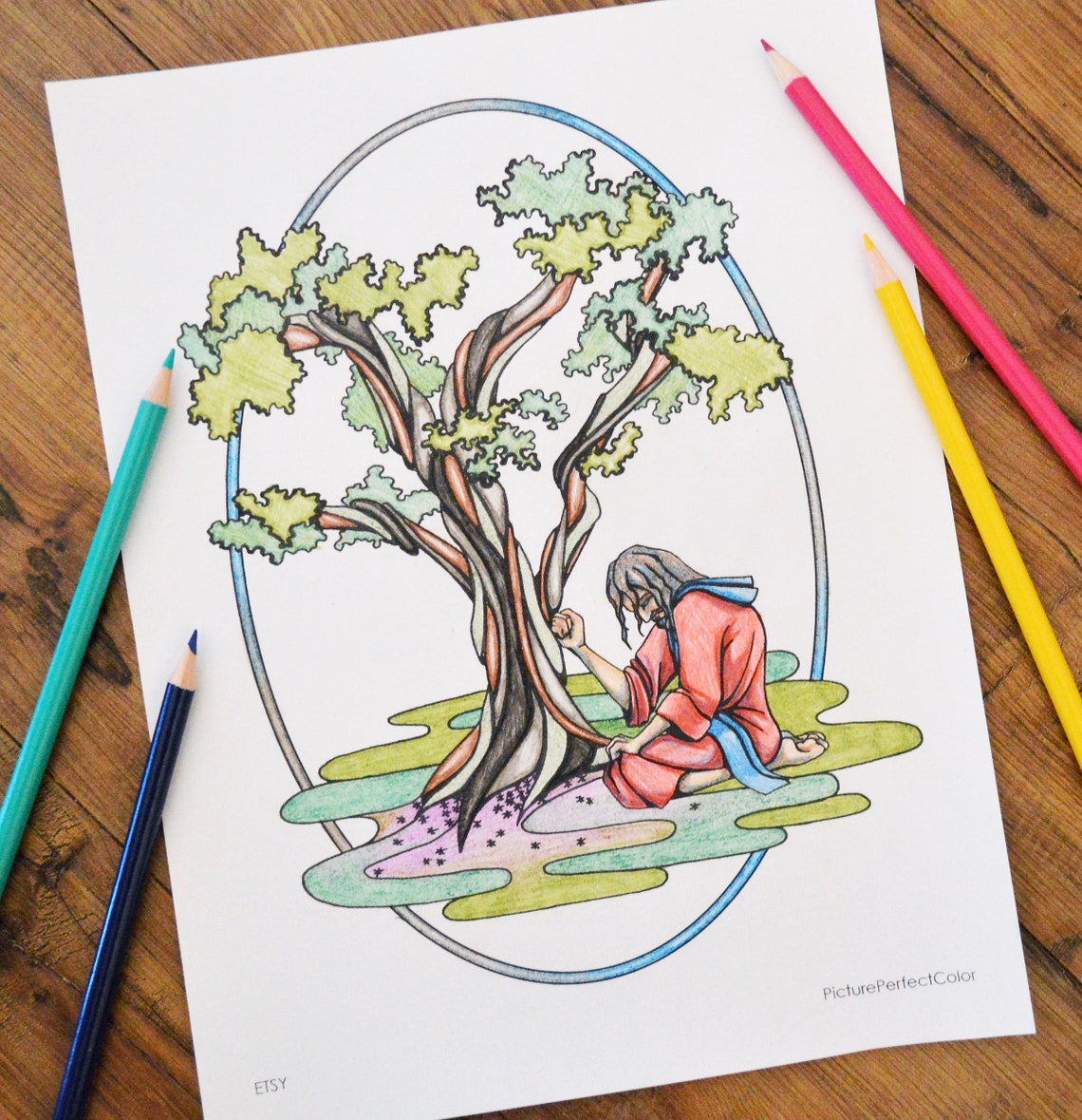 Jesus Christ in Garden Gethsemane Atonement New Testament Easter Bible ...