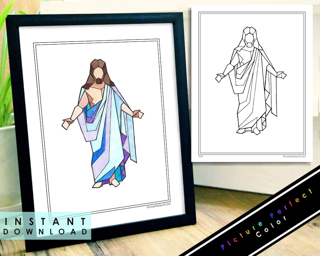 Jesus Christ Christus Statue Geometric New Testament Bible Gospel LDS ...