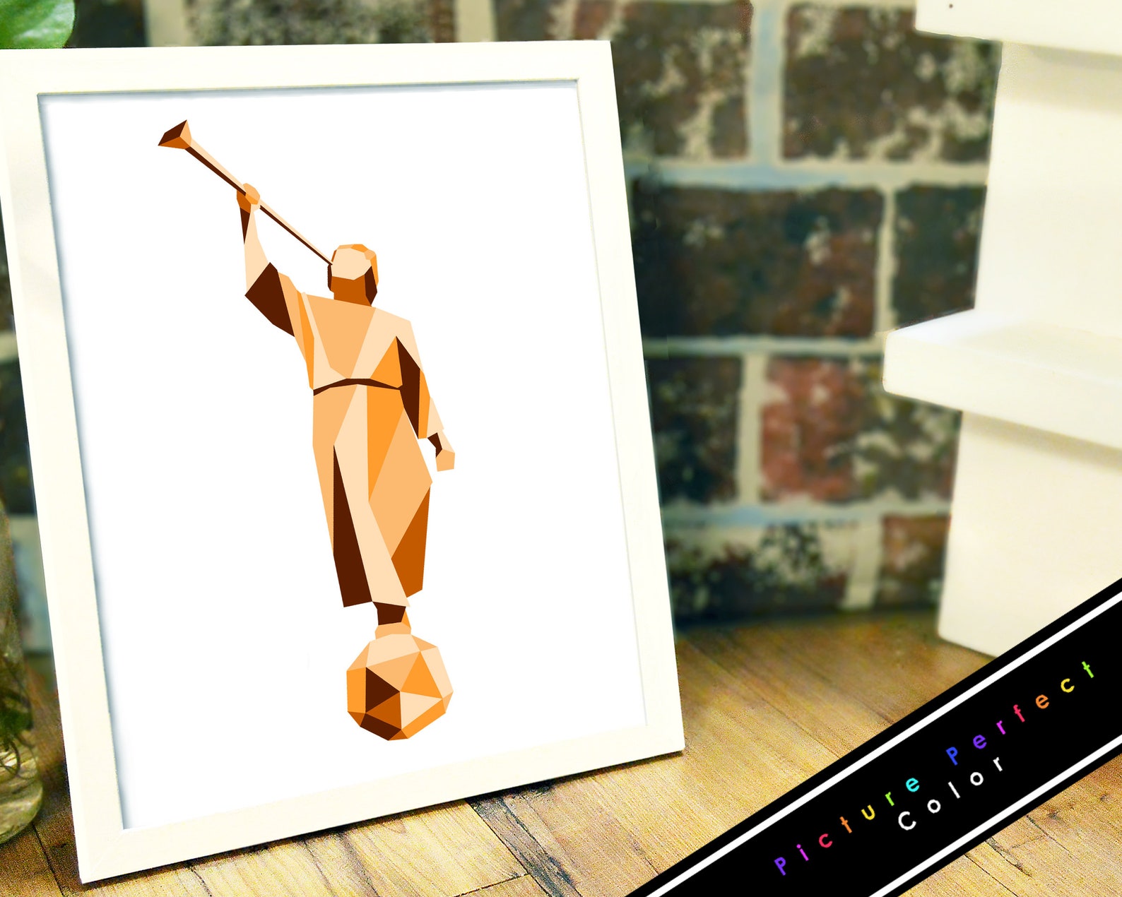 Angel Moroni Temple Statue PNG Digital Stickers Clip Art Book of Mormon ...
