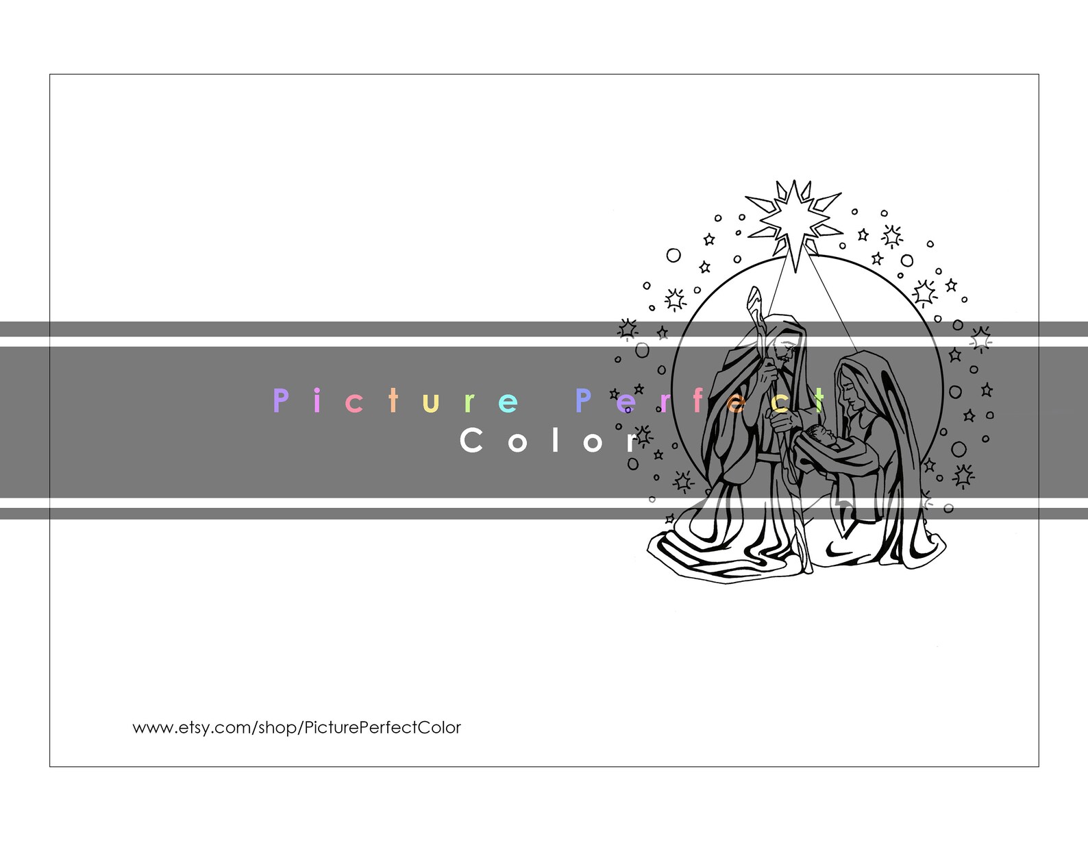 Printable DIY Christmas Card/ Birth of Jesus Christ/ Nativity/ Bible ...