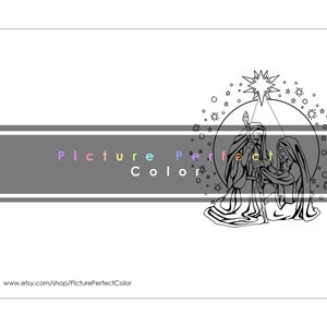 Printable DIY Christmas Card/ Birth of Jesus Christ/ Nativity/ Bible ...