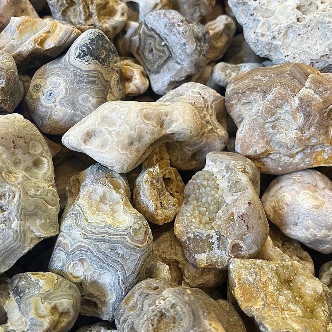 1-2 Lbs Crowley Ridge Agates Assorted Sizes Bulk Box - Etsy