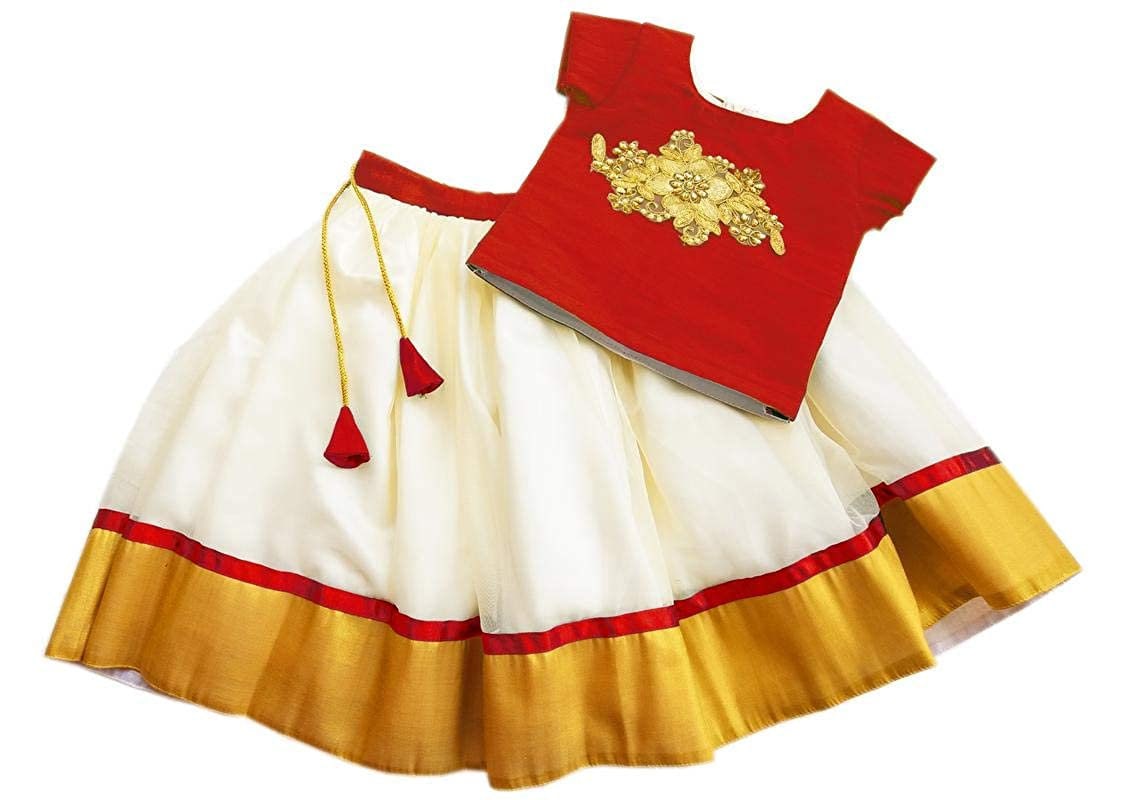 Pattu Pavadai for New Born Baby Kids Lehenga Indian - Etsy UK