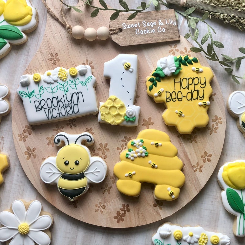 Bee Cookies - Etsy