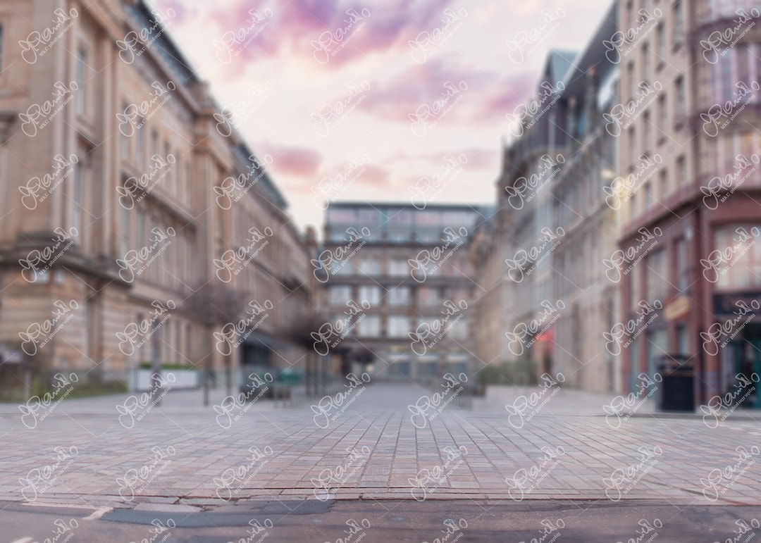 City Backdrop, City Digital Background, Glasgow City Centre ...
