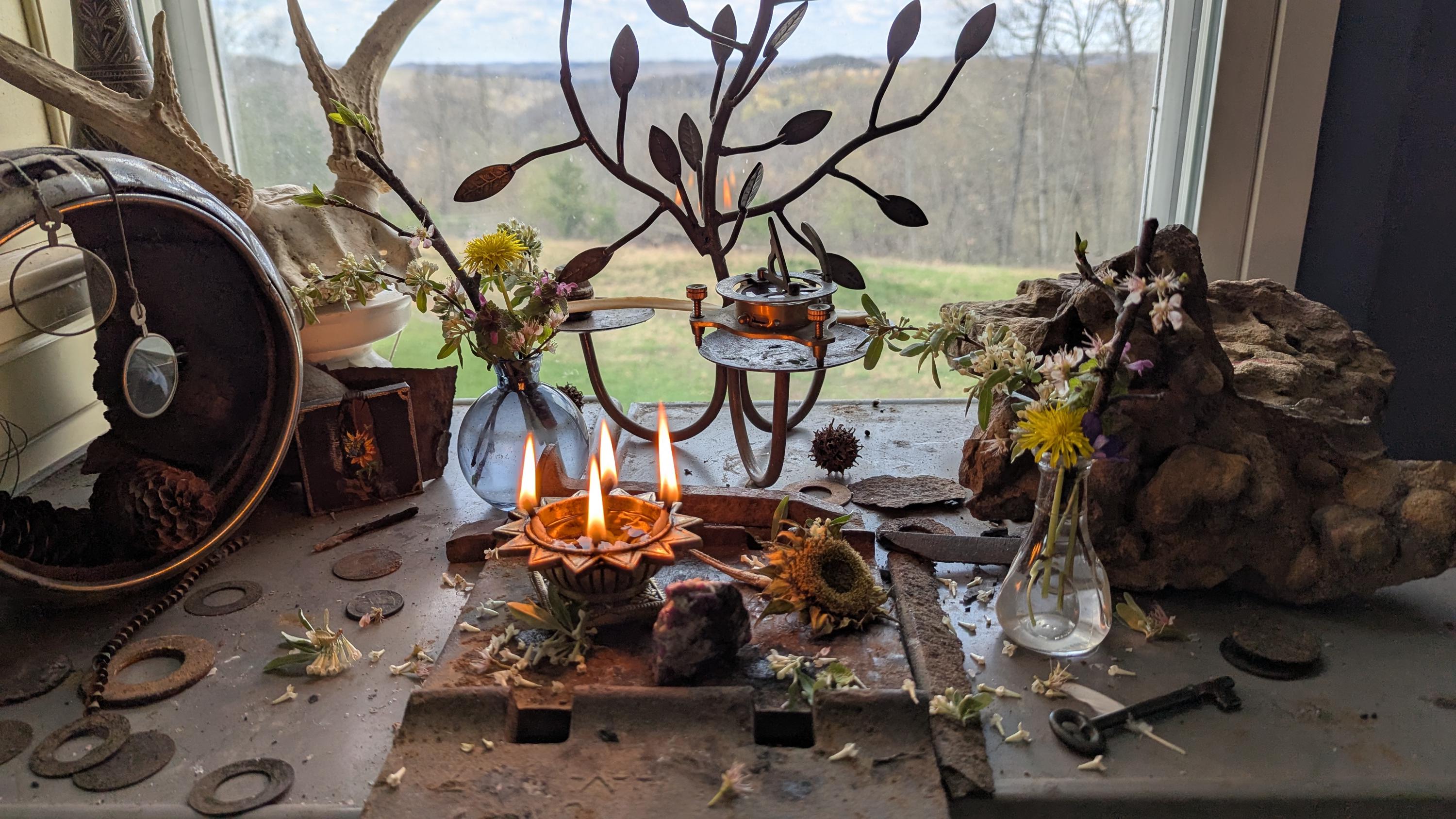 Custom Fire Service - Oil Lamp Blessing - Fire Scrying - Divination ...
