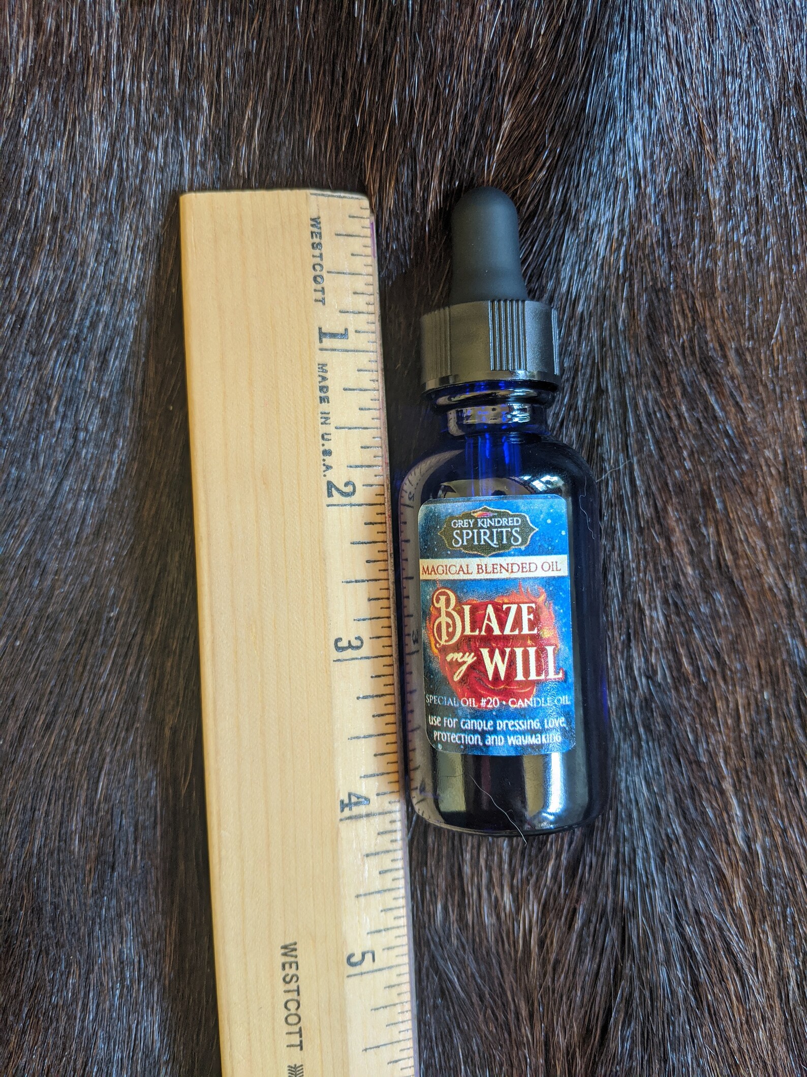 Blaze My Will Spell Oil • Special Oil #20 • Candle Oil • Wick Oil ...