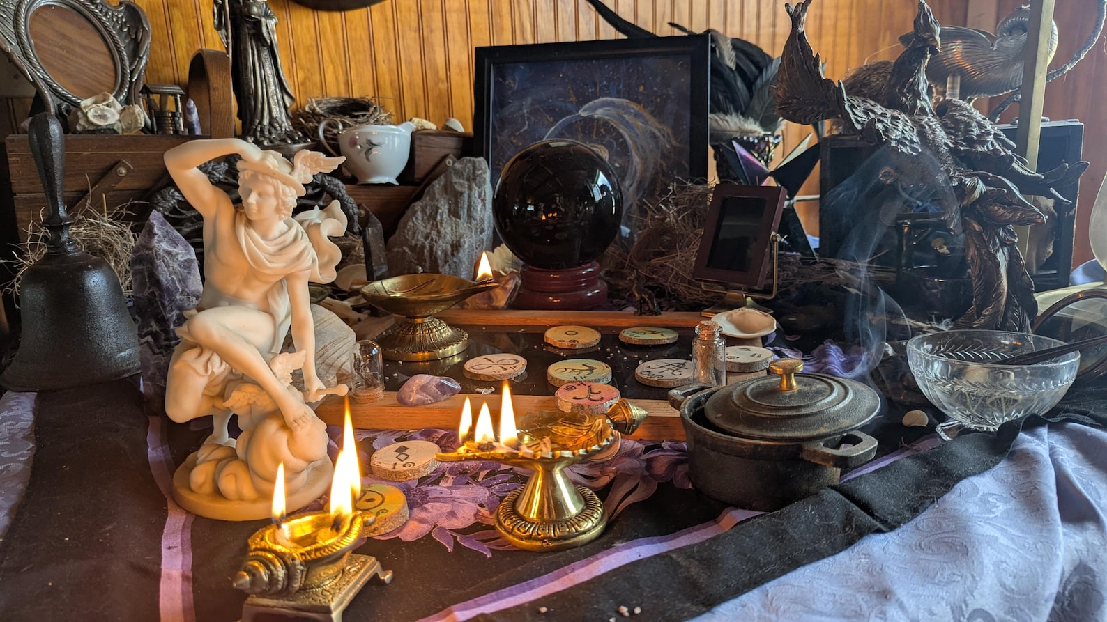 Custom Fire Service - Oil Lamp Blessing - Fire Scrying - Divination ...