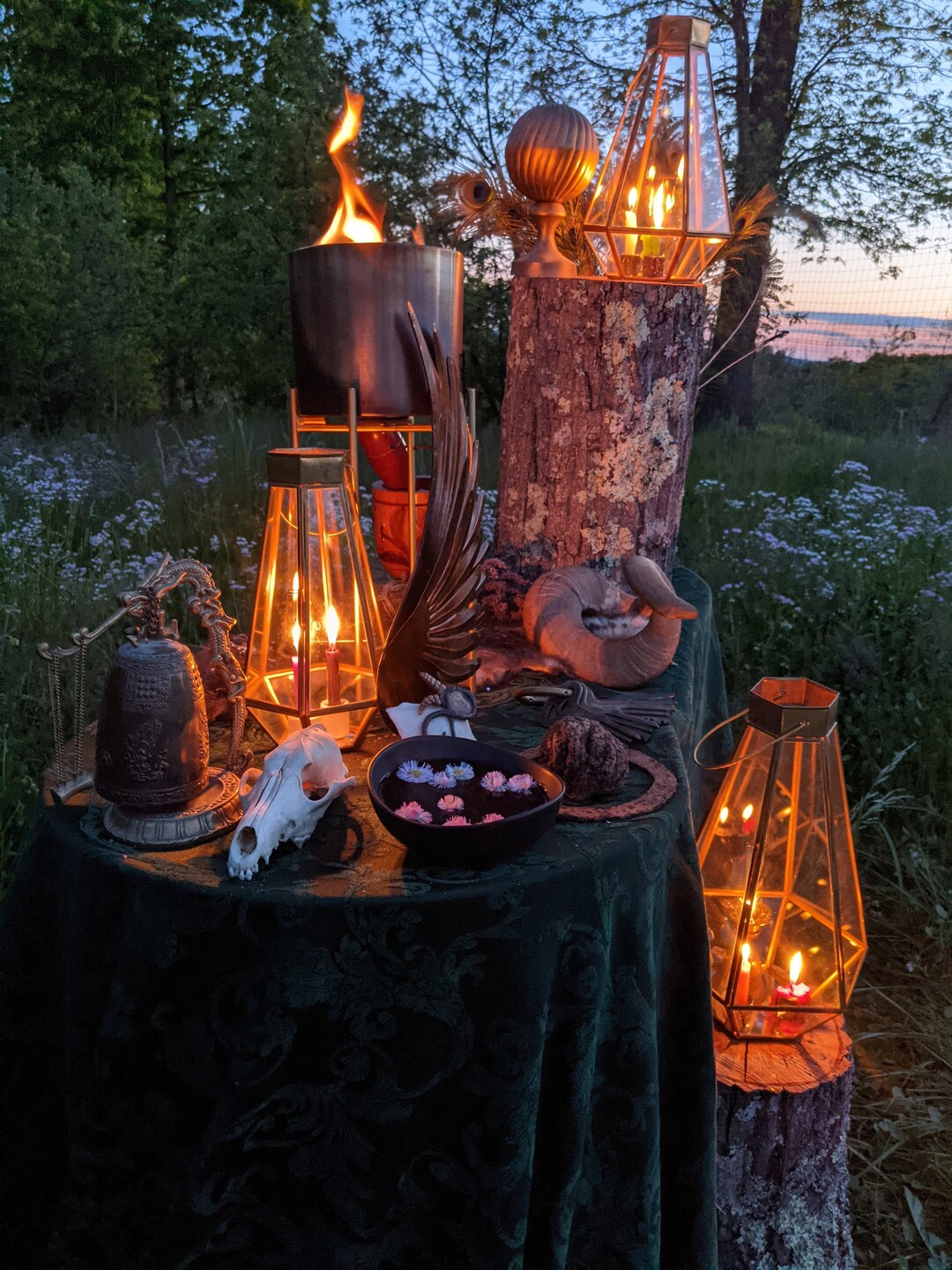 Mountaintop Beacon Lighting Service Digital Photos & Report - Outdoor ...