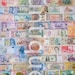 Foreign Currency- Collage of Paper Money From Around the World *digital ...