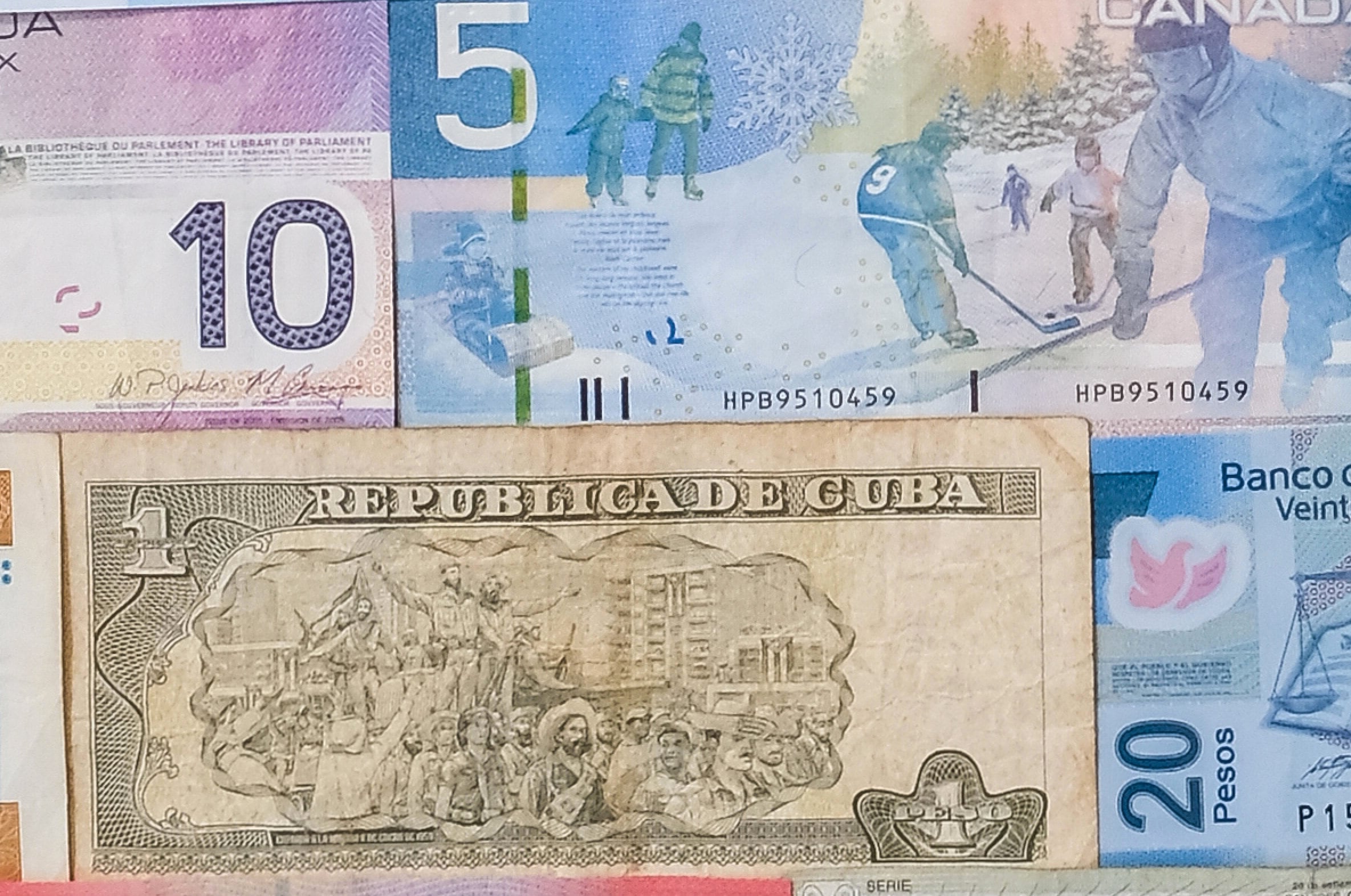 Foreign Currency- Collage of Paper Money From Around the World *digital ...