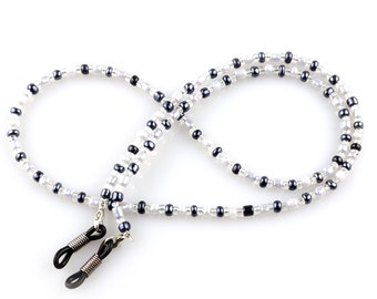 Multi-Colour Beaded Eyeglasses Chain & Necklace Anti-slip | Etsy