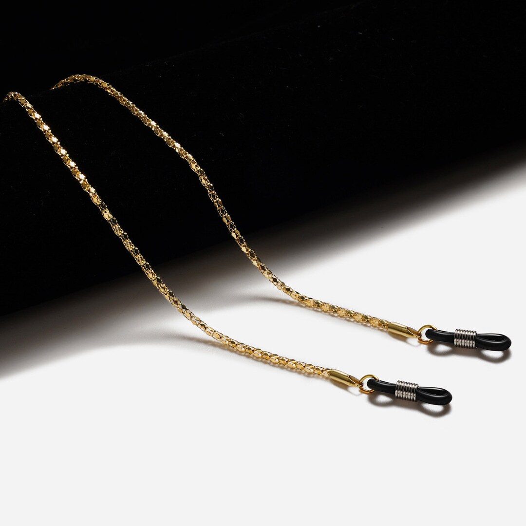 Stainless-steel Eyeglasses Chain Anti-slip Sunglass Spectacle Retainer ...