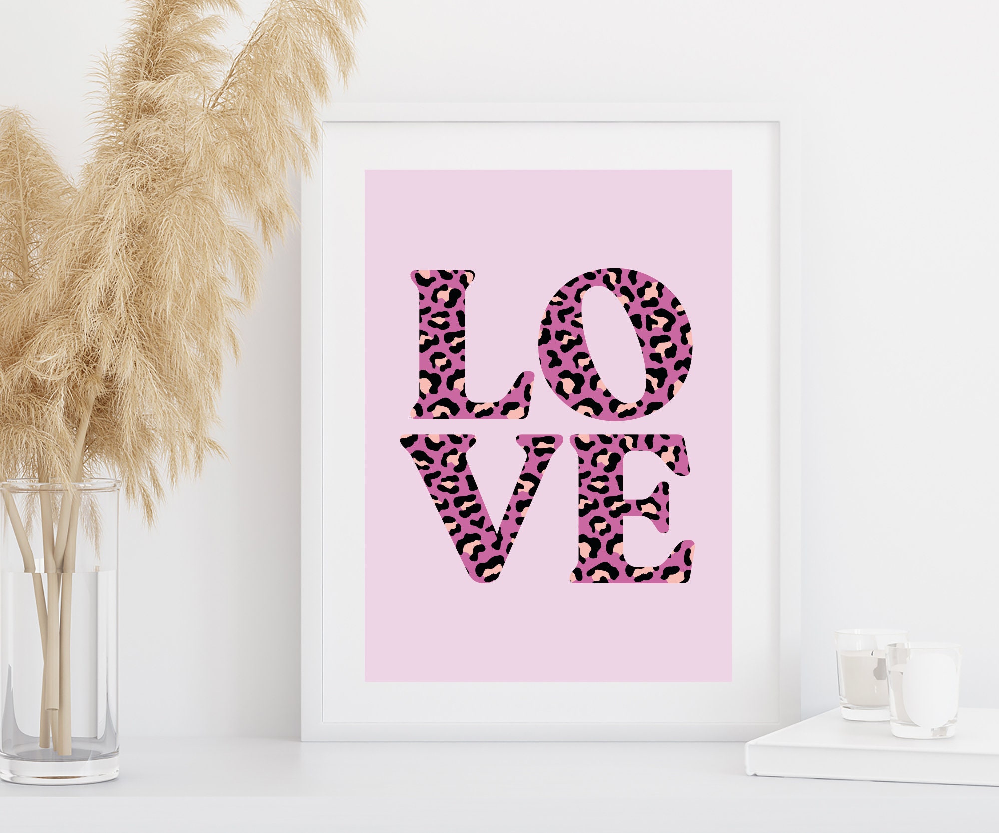 ANIMAL PRINT LOVE Print Bundle | A4 & A3 | Print at Home | Bold and ...
