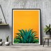 Bespoke Bright Orange Plant Botanical Nature Photography Print Wall Art ...