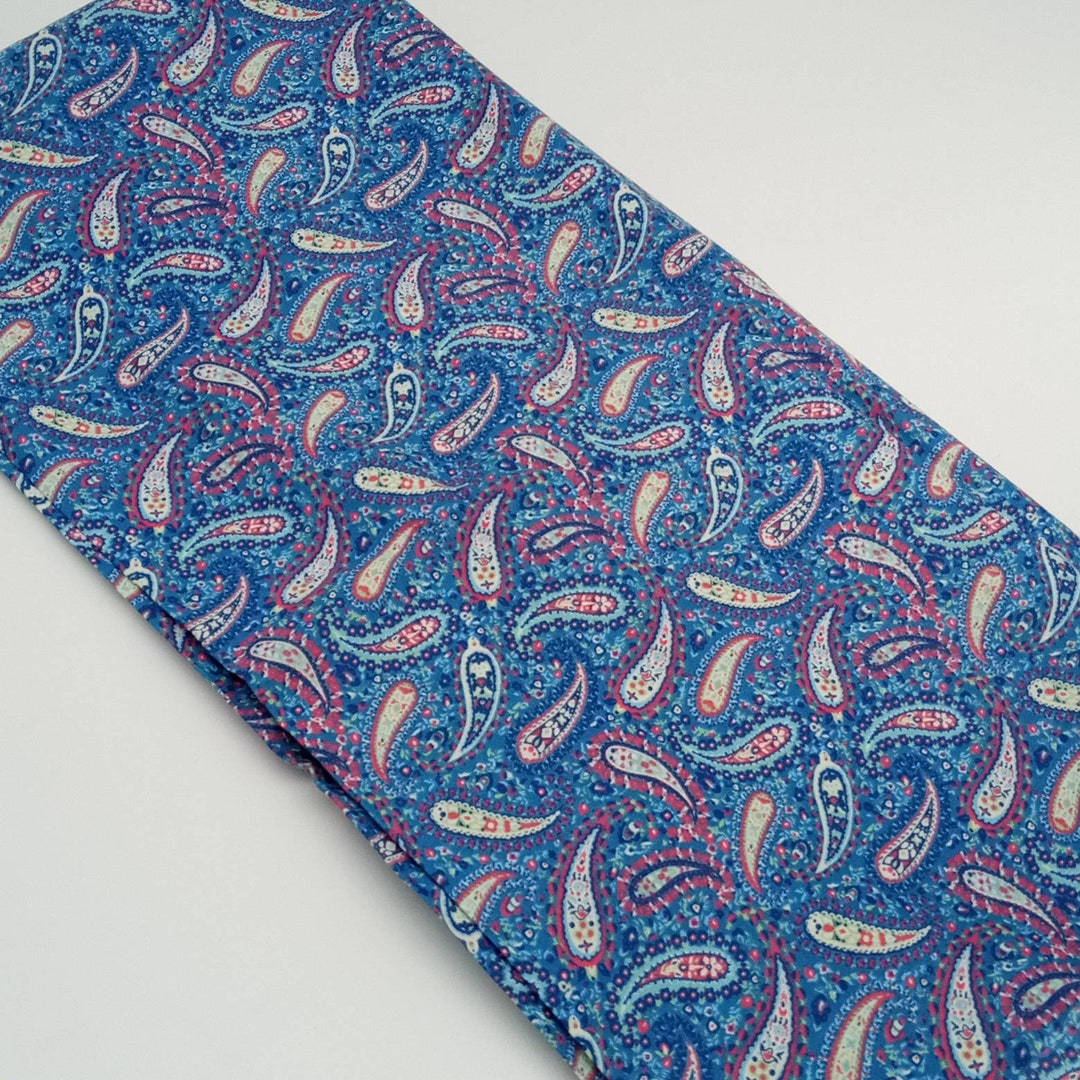 100% Cotton Paisley Print Fabric for Craft Projects by the Yard - Etsy