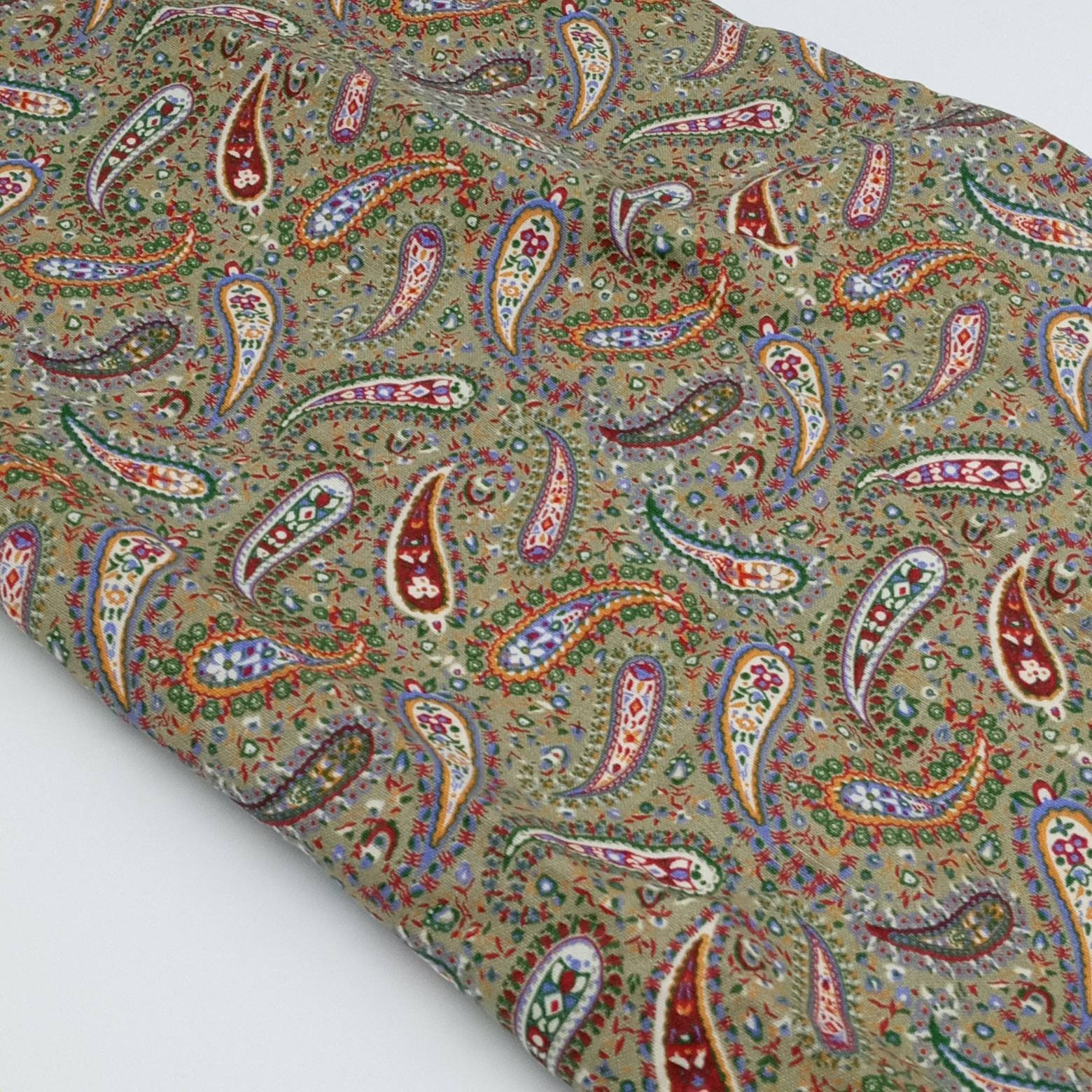 100% Cotton Paisley Print Fabric for Craft Projects by the - Etsy
