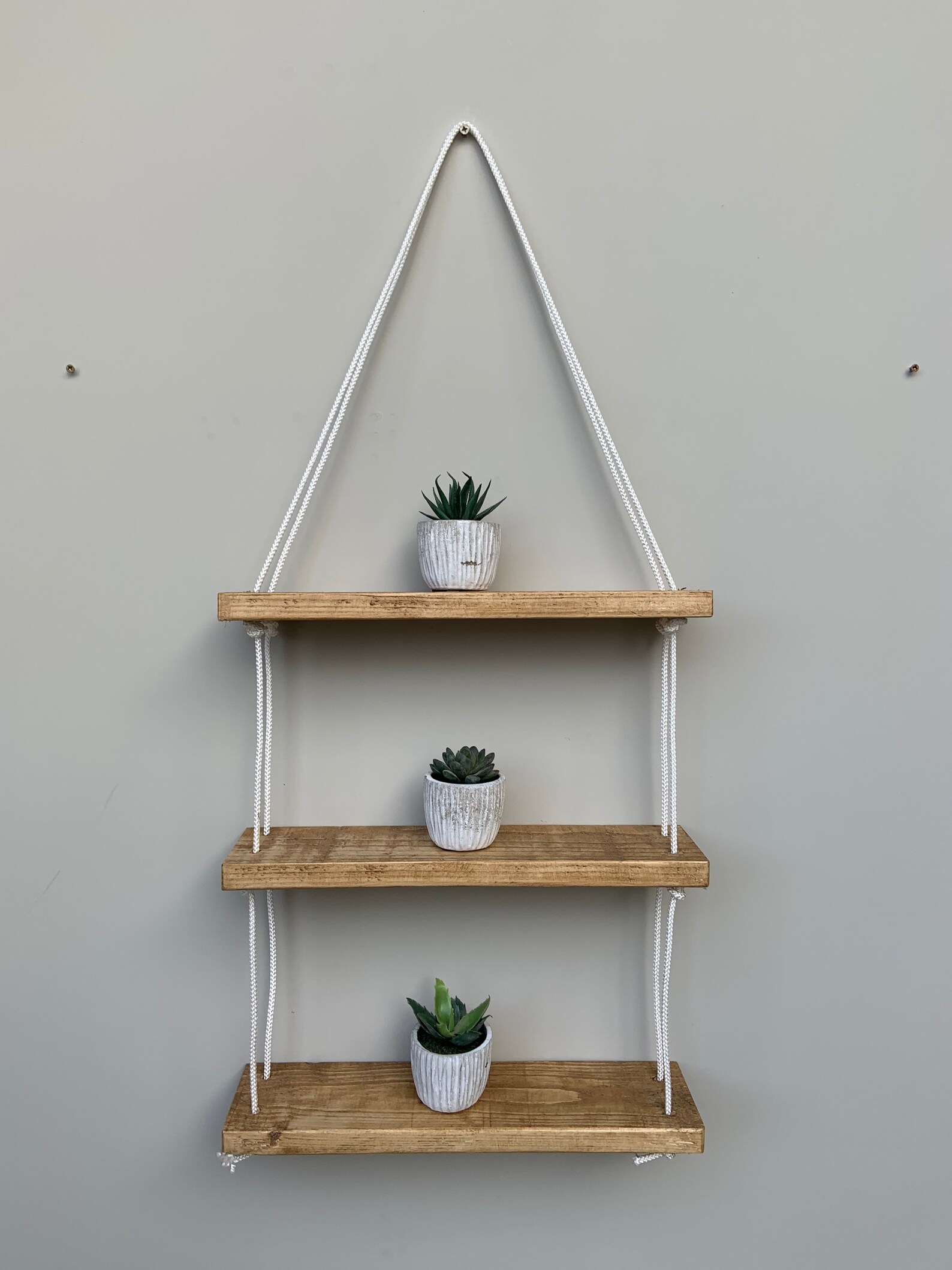 Rustic Ladder Shelf waxed - Etsy UK