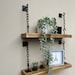 Shelving, Rustic Shelves, Chain Shelf, Hanging Shelves. - Etsy UK