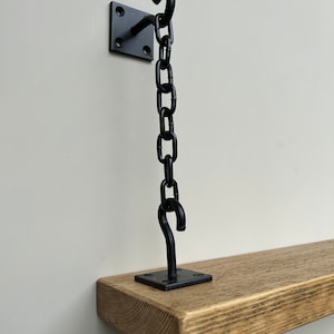 Shelving, Rustic Shelves, Chain Shelf, Hanging Shelves. - Etsy UK