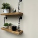 Shelving, Rustic Shelves, Chain Shelf, Hanging Shelves. - Etsy UK
