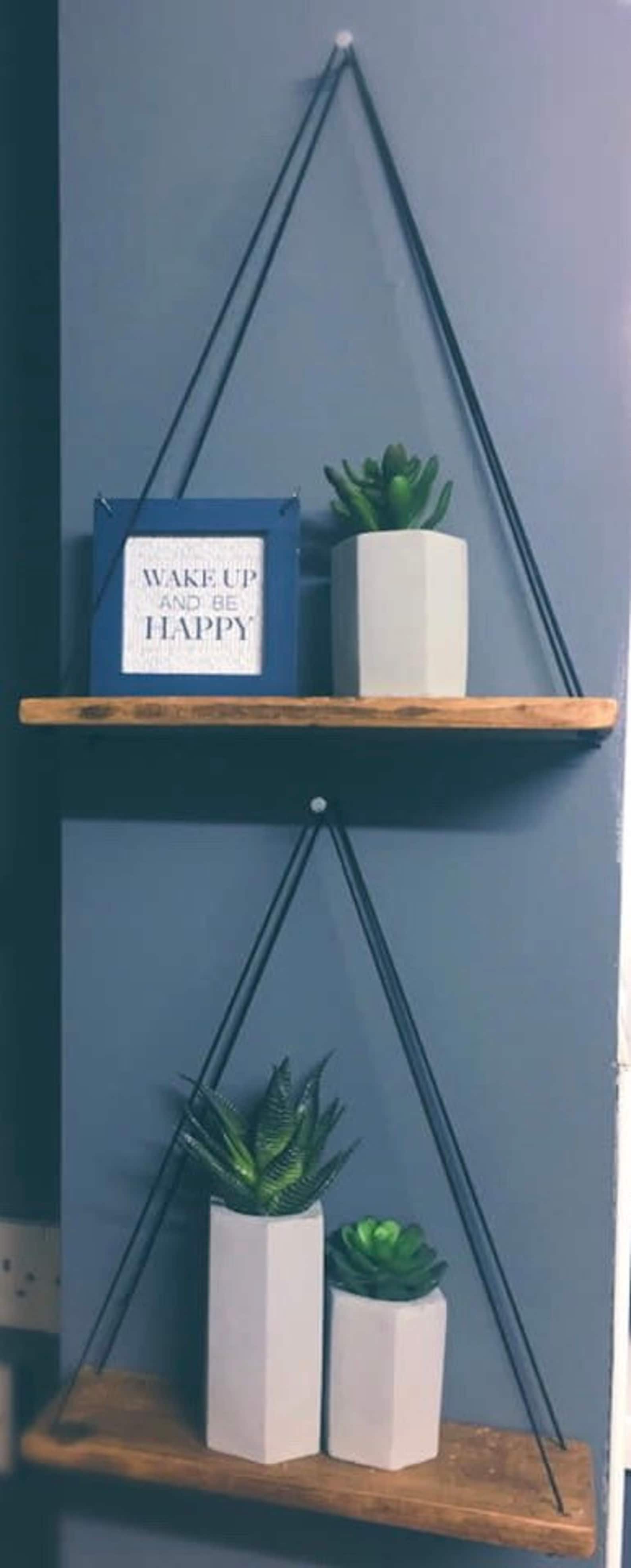 Hanging Shelves Rope Hanging Shelves Shelving Rustic | Etsy