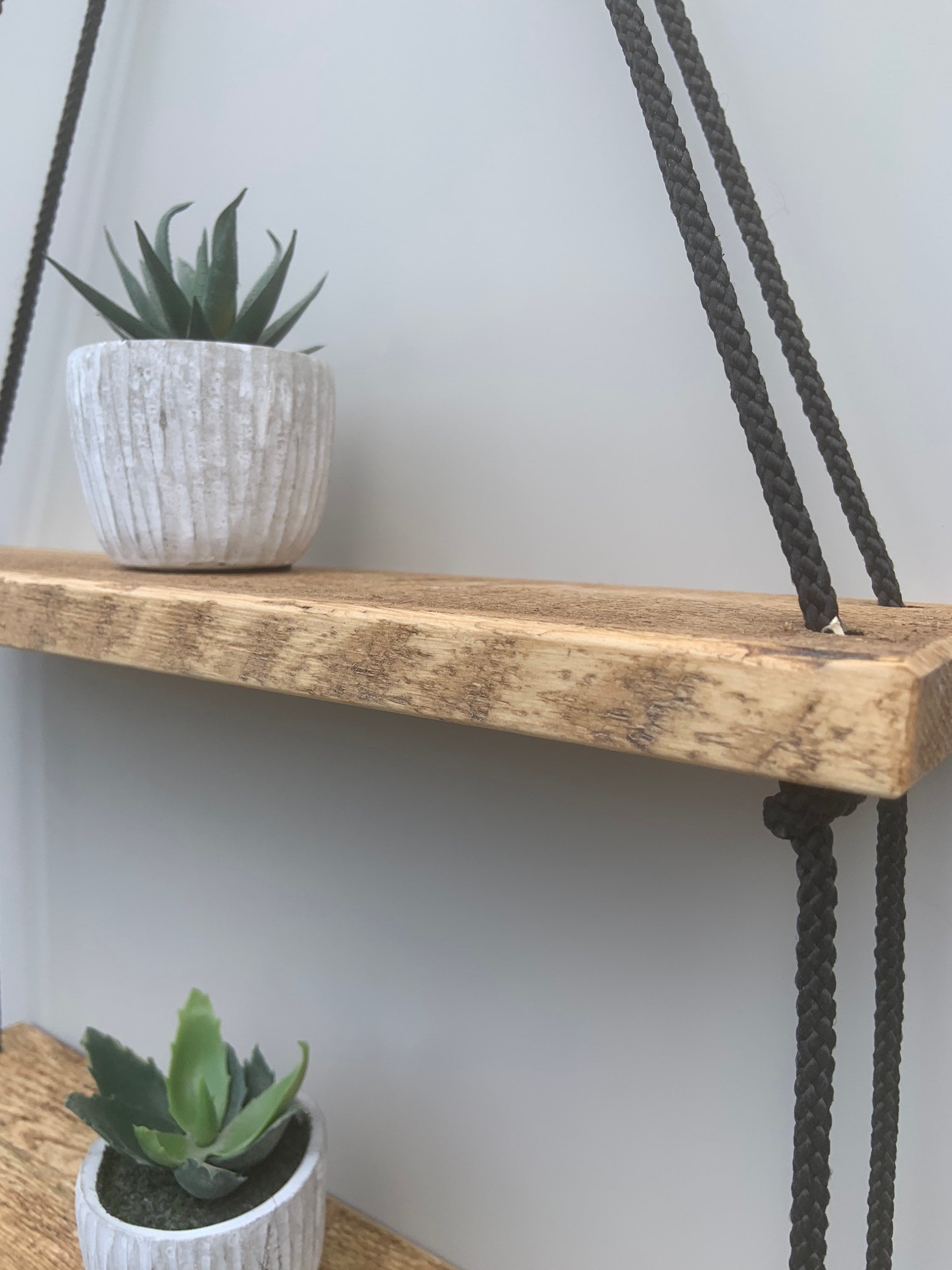Rustic Ladder Shelf (waxed) - Etsy UK