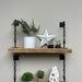 Shelving, Rustic Shelves, Chain Shelf, Hanging Shelves. - Etsy UK