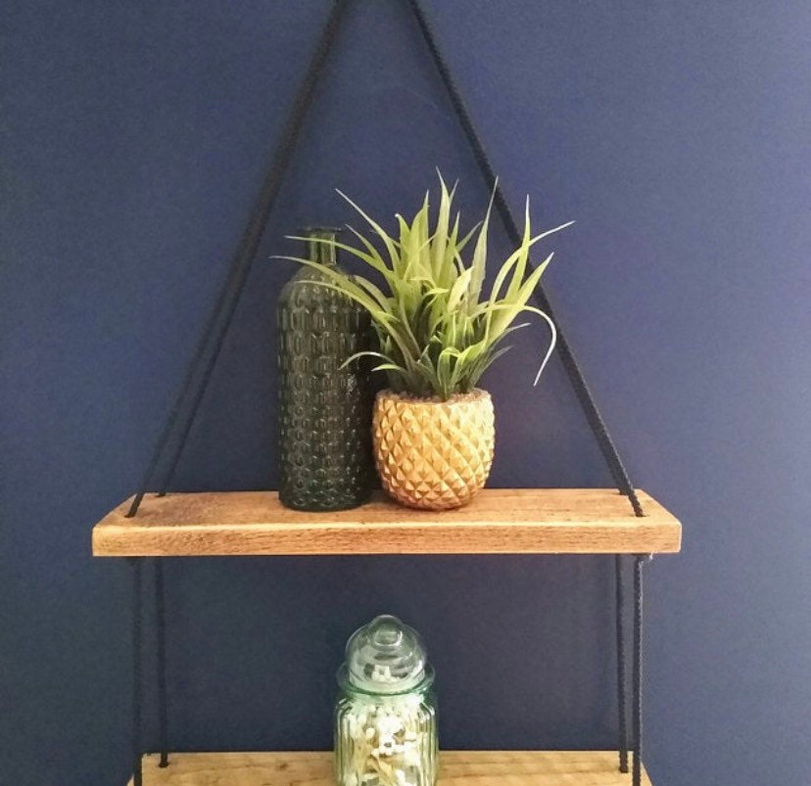 Rustic Rope Shelving | Etsy