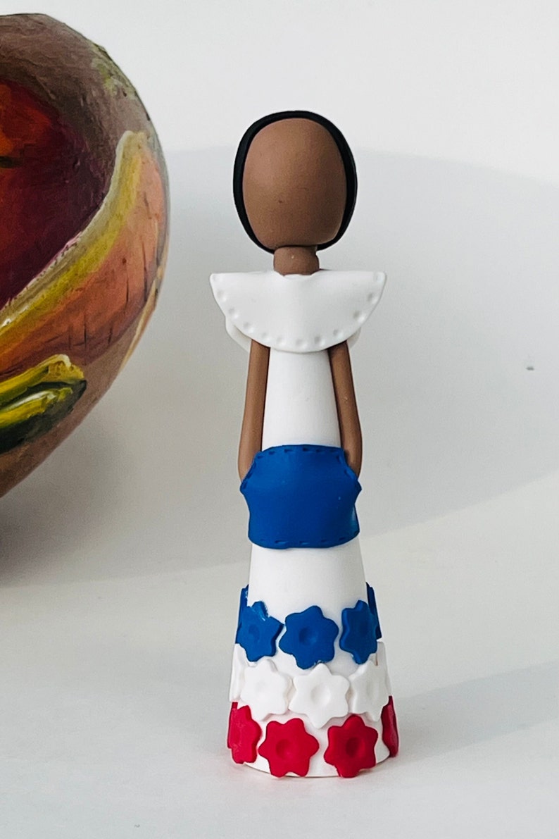 Handmade Dominican Faceless Doll: Polymer Clay Souvenir - Etsy