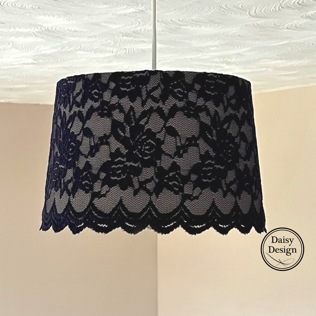 Lace Ceiling Lampshade, Lace Table Lampshade, Lace Floor Lampshade ...