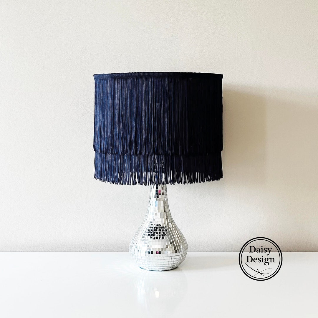 Tassel Lampshade, Fringe Chandelier, Tassel Table Chandelier, Tassel ...