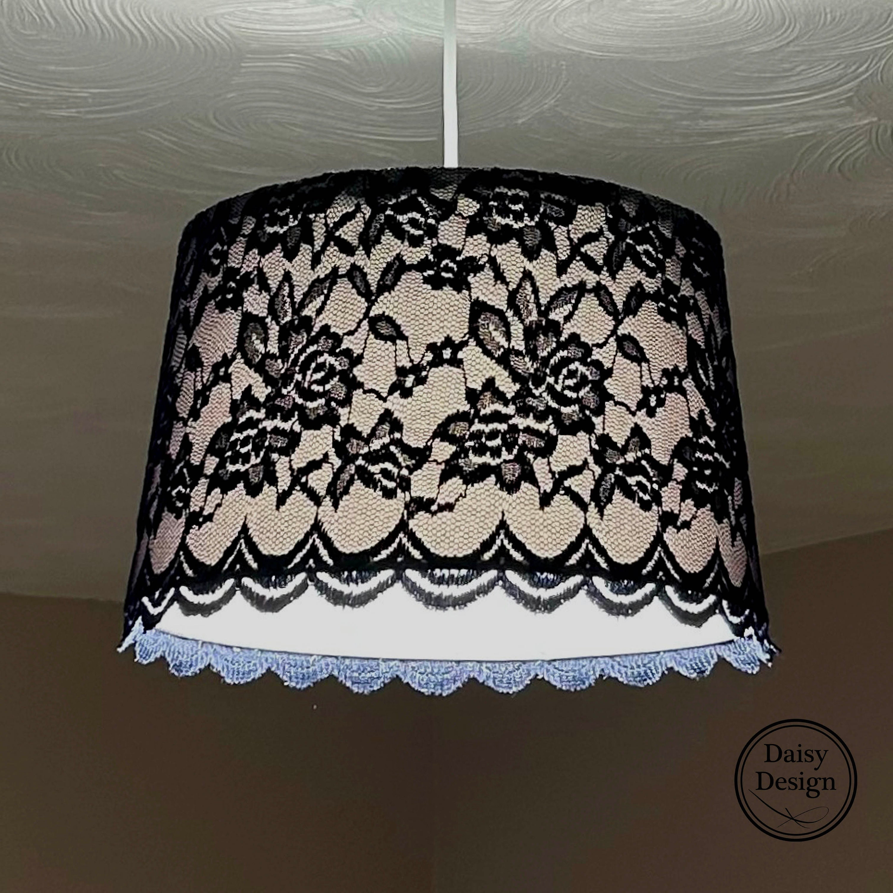 Lace Table Lampshade, Lace Floor Lampshade, Lace Ceiling Lampshade ...