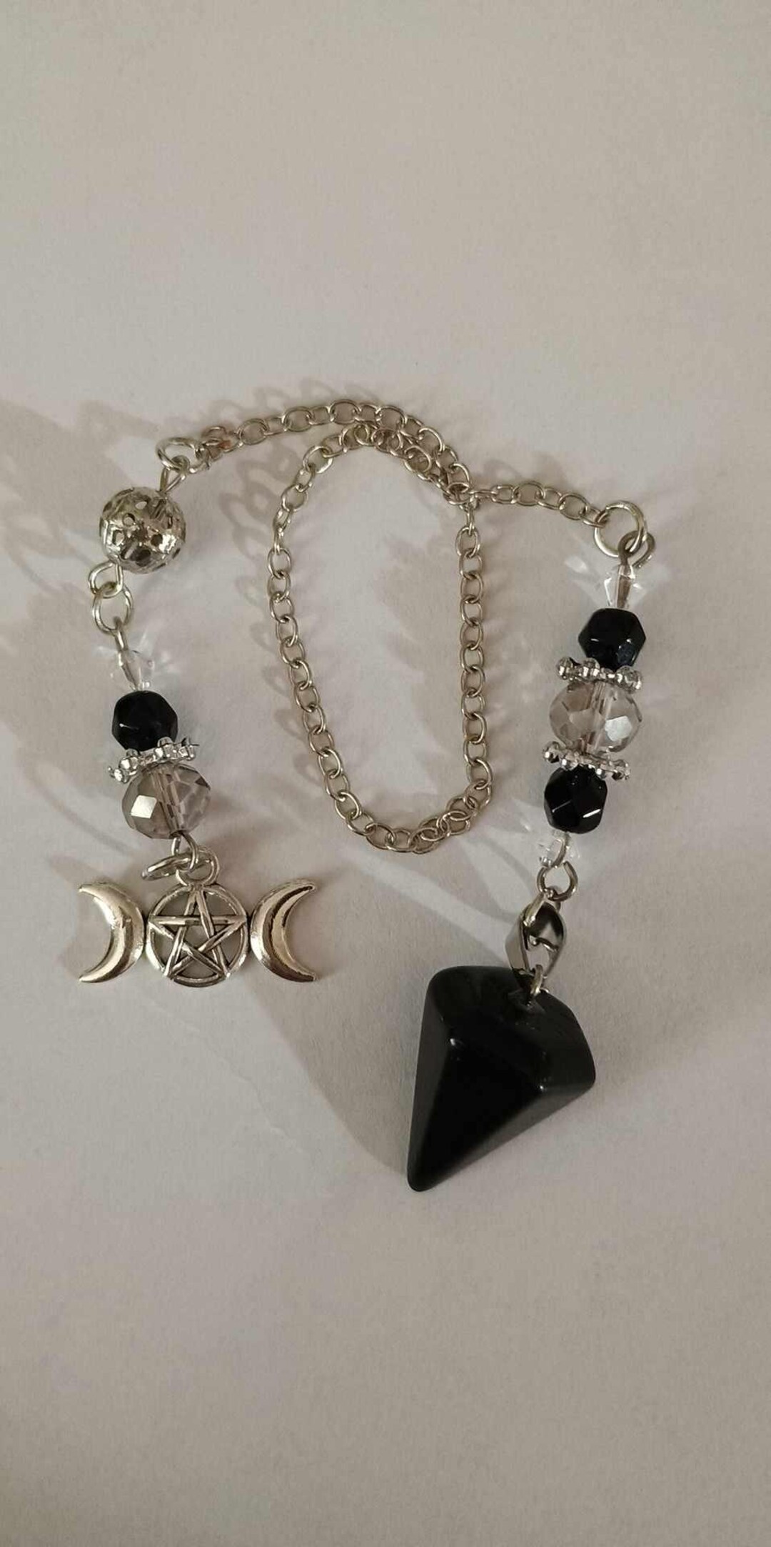 Onyx Pendulum, Handcrafted Natural Stone ***bonus*** Comes With My the ...