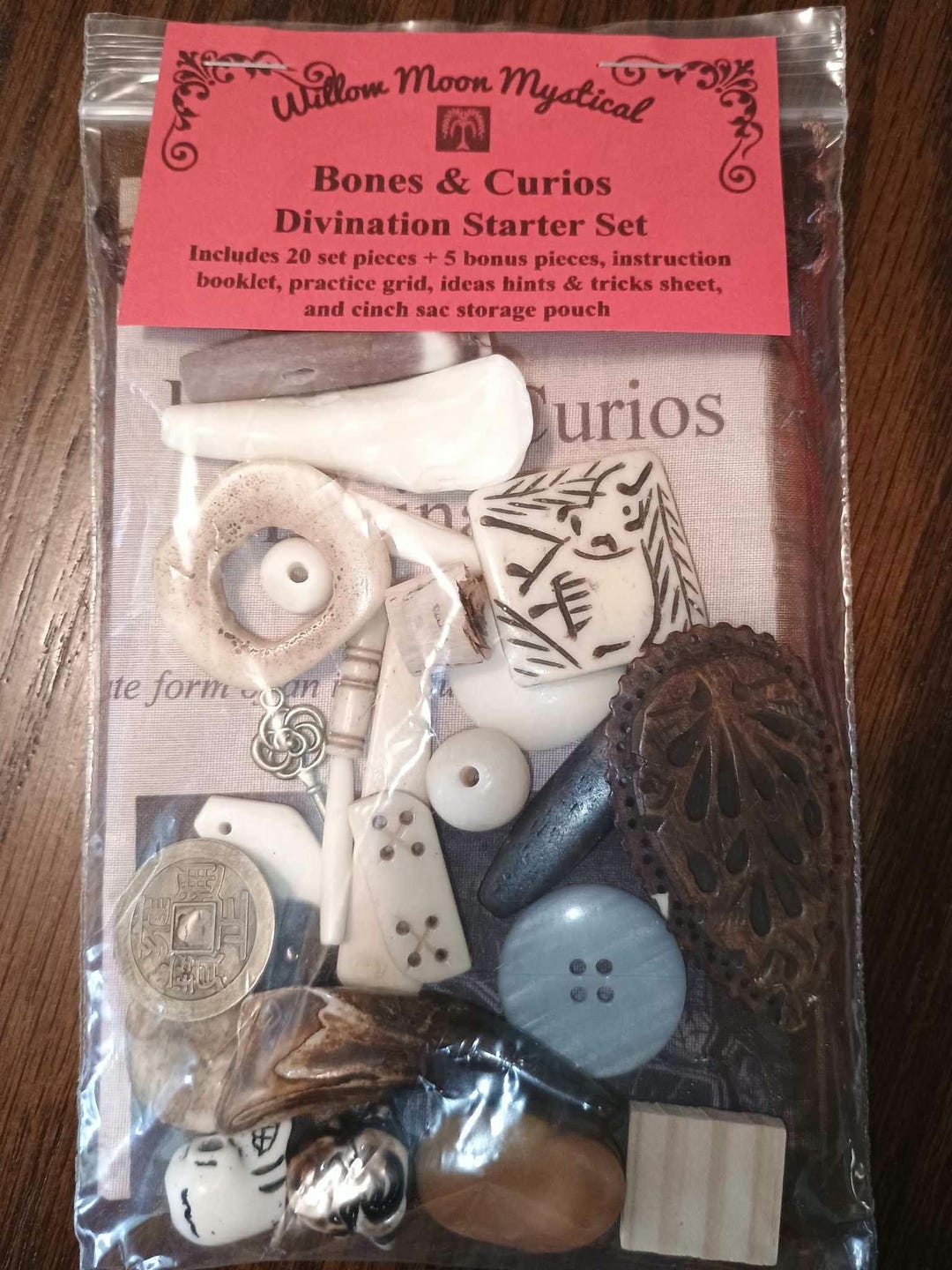 Throwing Bones & Curios Deluxe Divination Set With Guide N Tricks, Tips ...