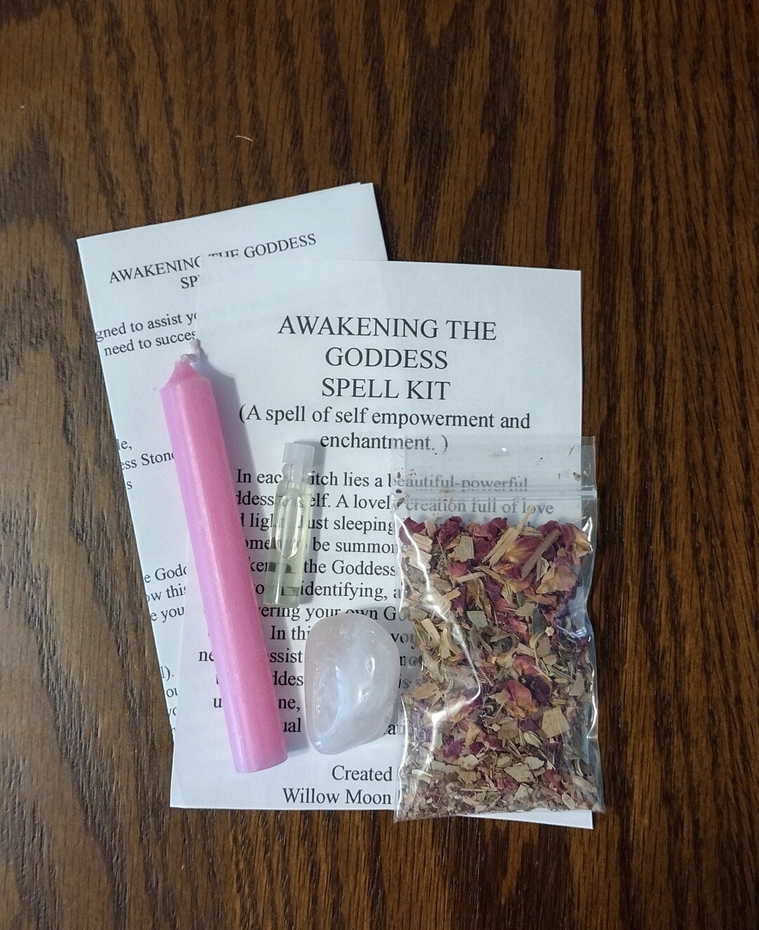 Awakening the Goddess Ritual Kit - Etsy