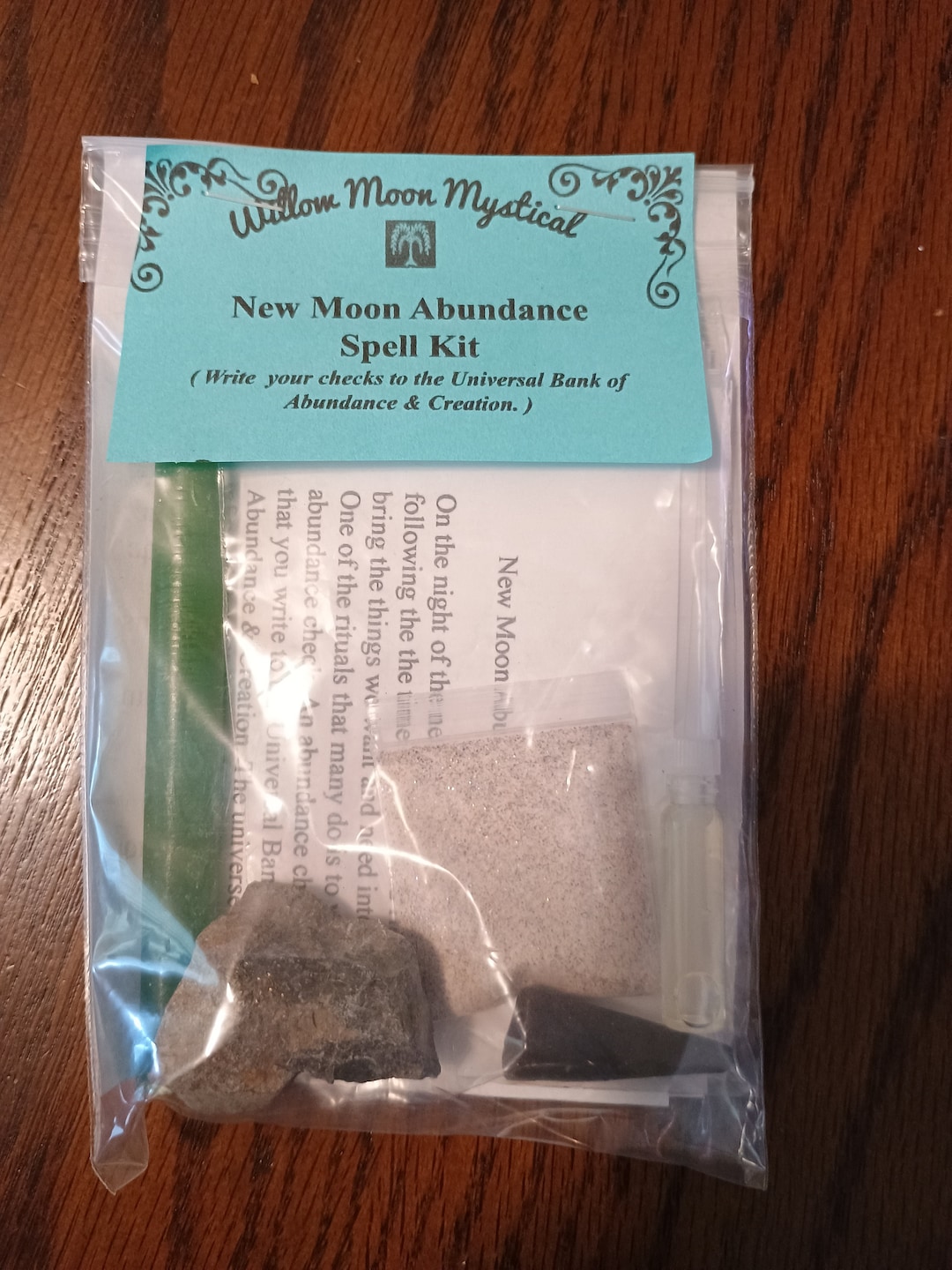 New Moon Abundance Check Ritual Kit - Etsy