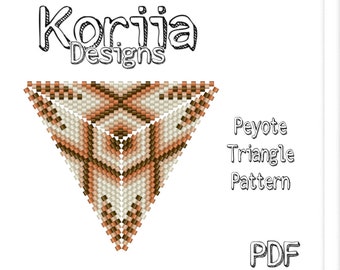 Peyote Triangle Beading Graph Paper Beading Pattern - Etsy