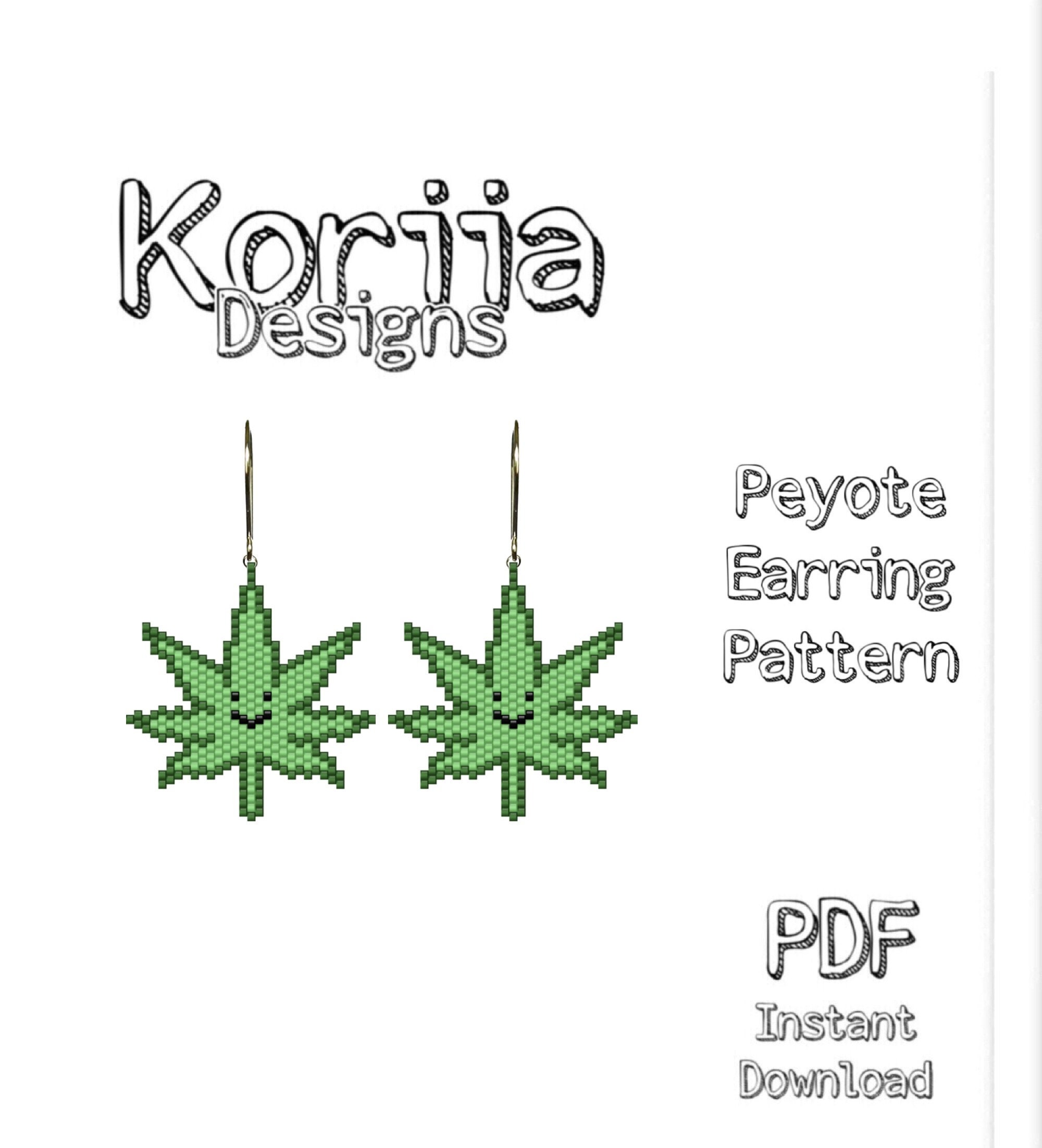 Pot Leaf Perler Pattern