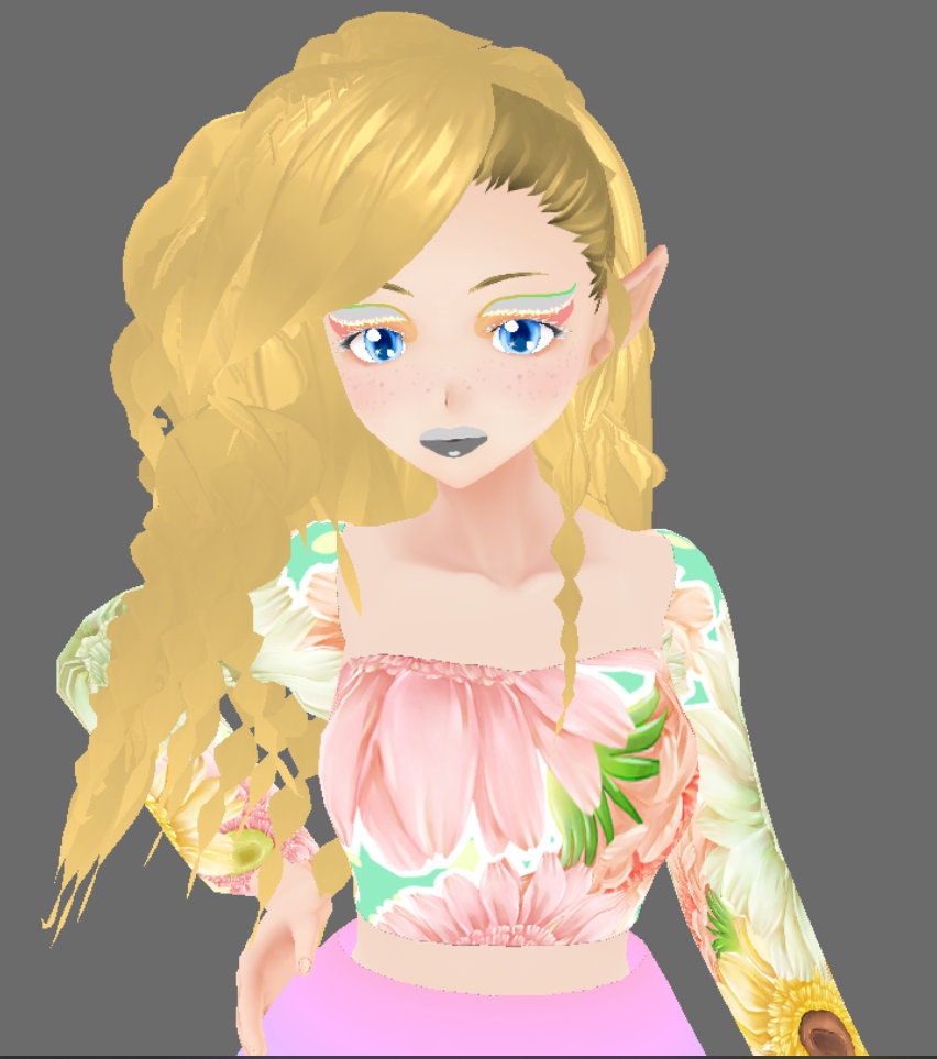 Vroid Makeup Layer: Neon Spark - Etsy