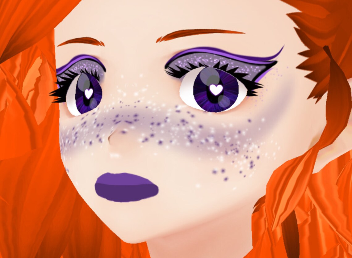 Vroid Makeup Layer: Galactic Plum - Etsy UK