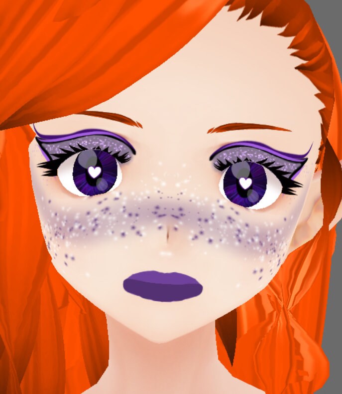 Vroid Makeup Layer: Galactic Plum - Etsy UK