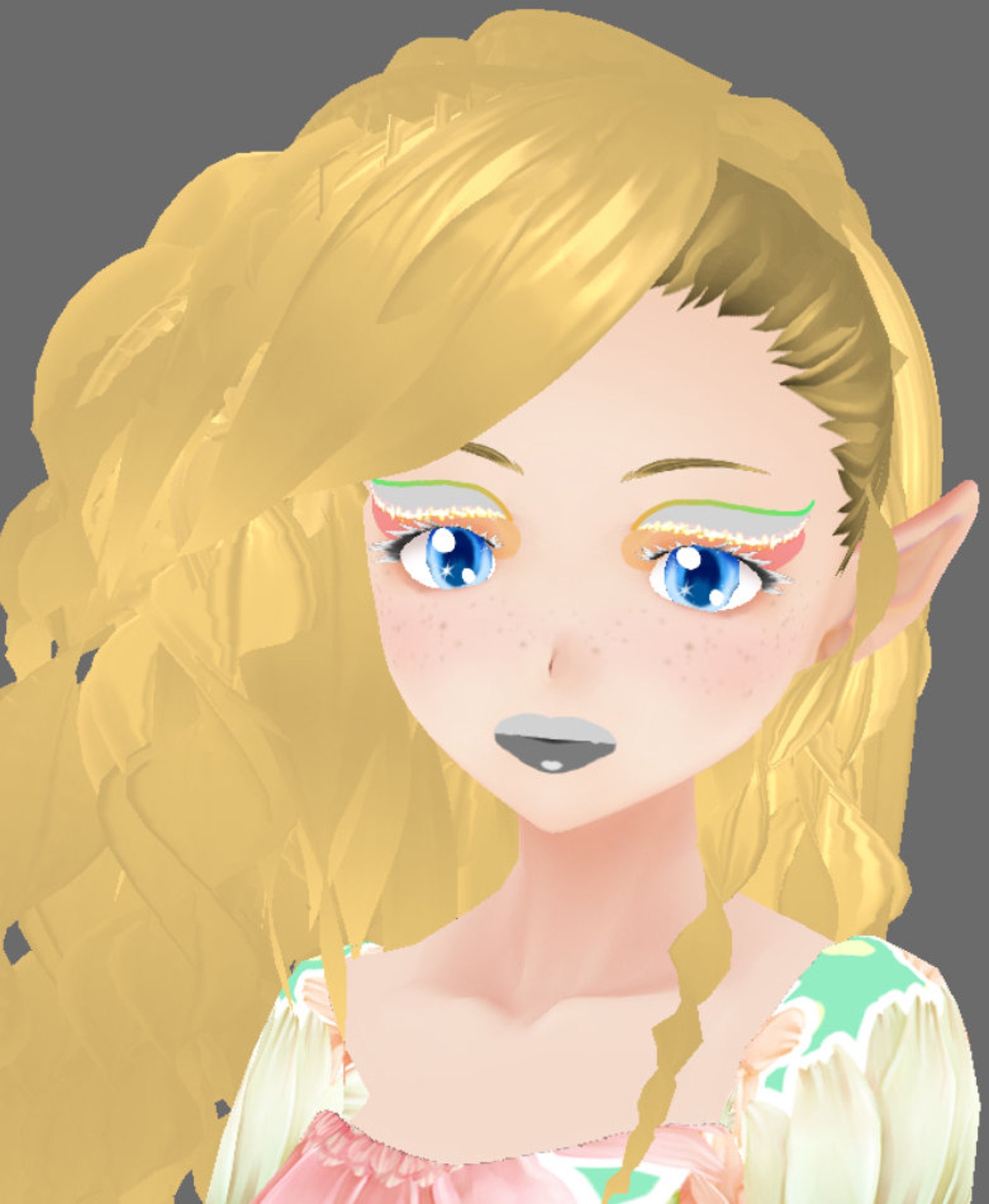 Vroid Makeup Layer: Neon Spark - Etsy