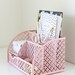 Blu Monaco Light Pink Desk Organizer With Drawer - Etsy