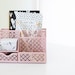 Blu Monaco Light Pink Desk Organizer With Drawer - Etsy