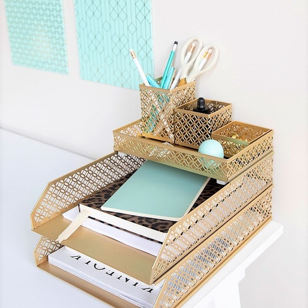 Desk Organizer for Women - Etsy