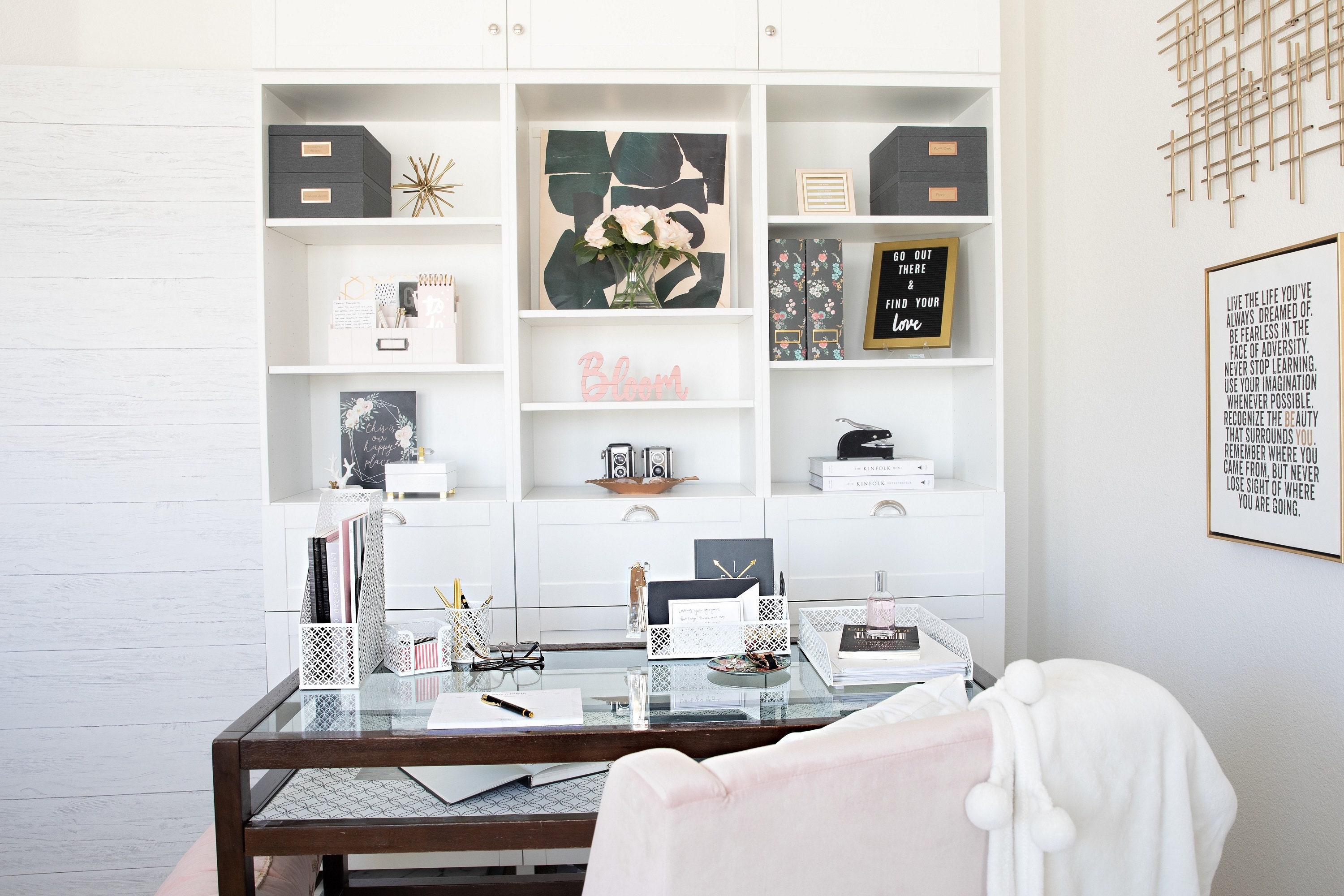 Blu Monaco White 6 Piece Desk Organizer Set | Etsy